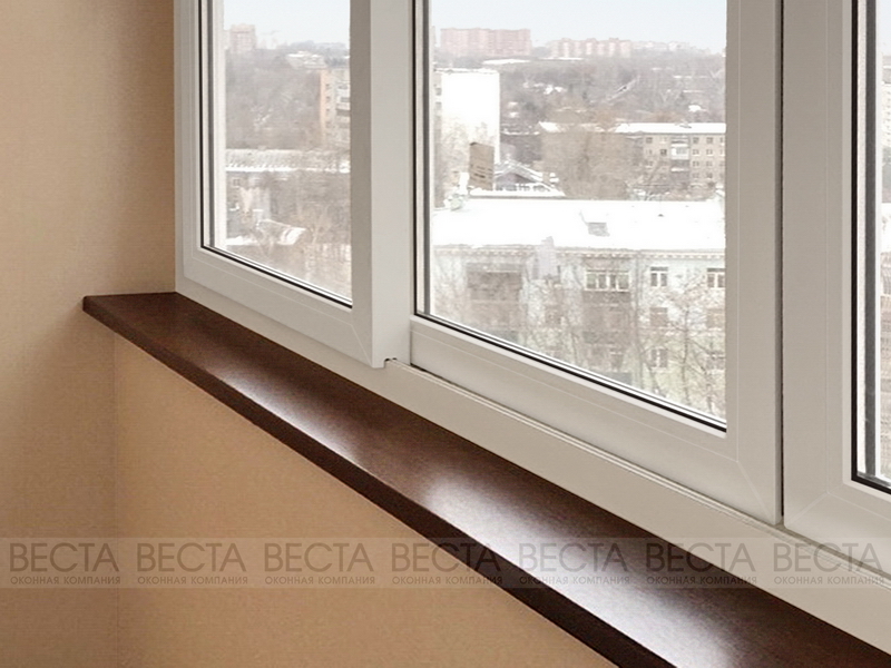Подоконники для пластиковых окон в "Оконной компании ВЕТСА"